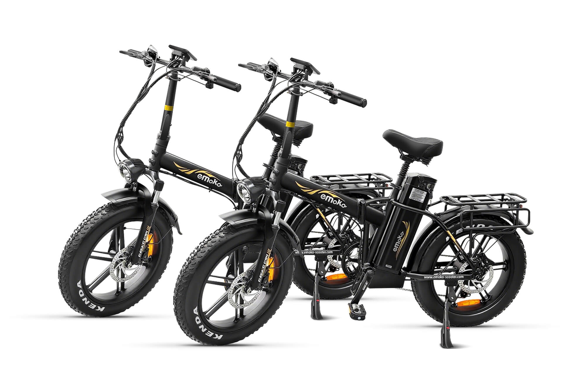 EMOKO C94 Combo: 48V Foldable Electric Bike for Adults – Emoko