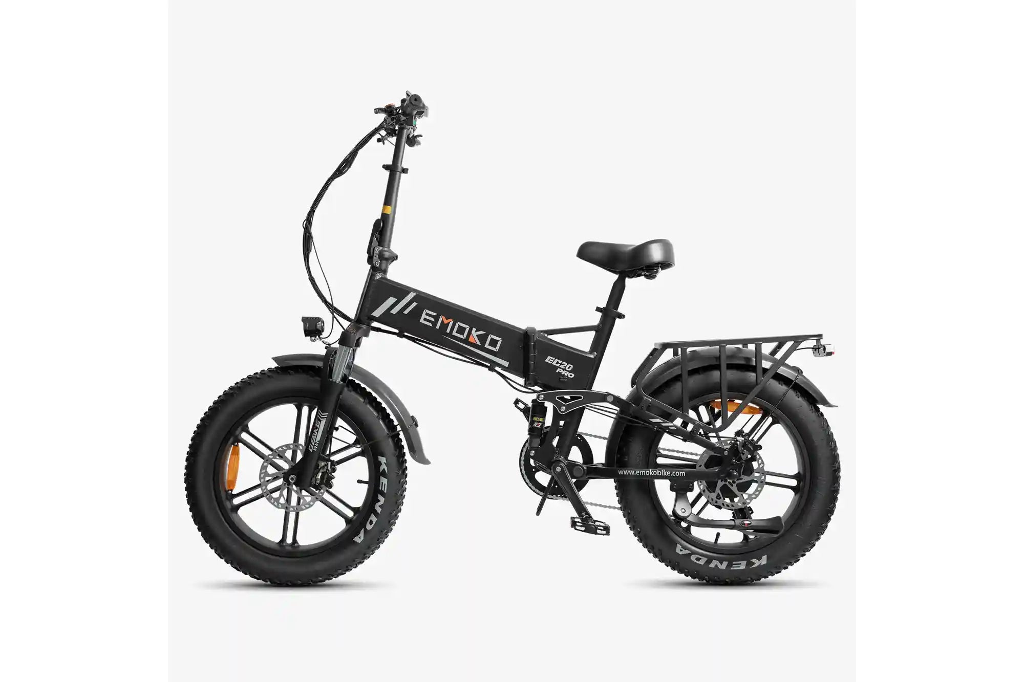 Emoko EC20 Folding Electric Bike | Full Suspension, 80km Range, 48V Ba